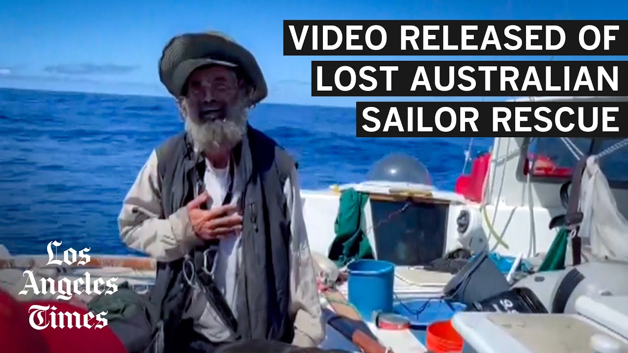 Video released of lost Australian sailor rescue - YouTube