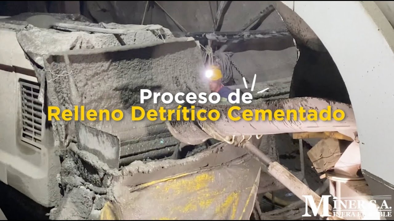 Proceso de Relleno Detrítico Cementado (RDC) - YouTube