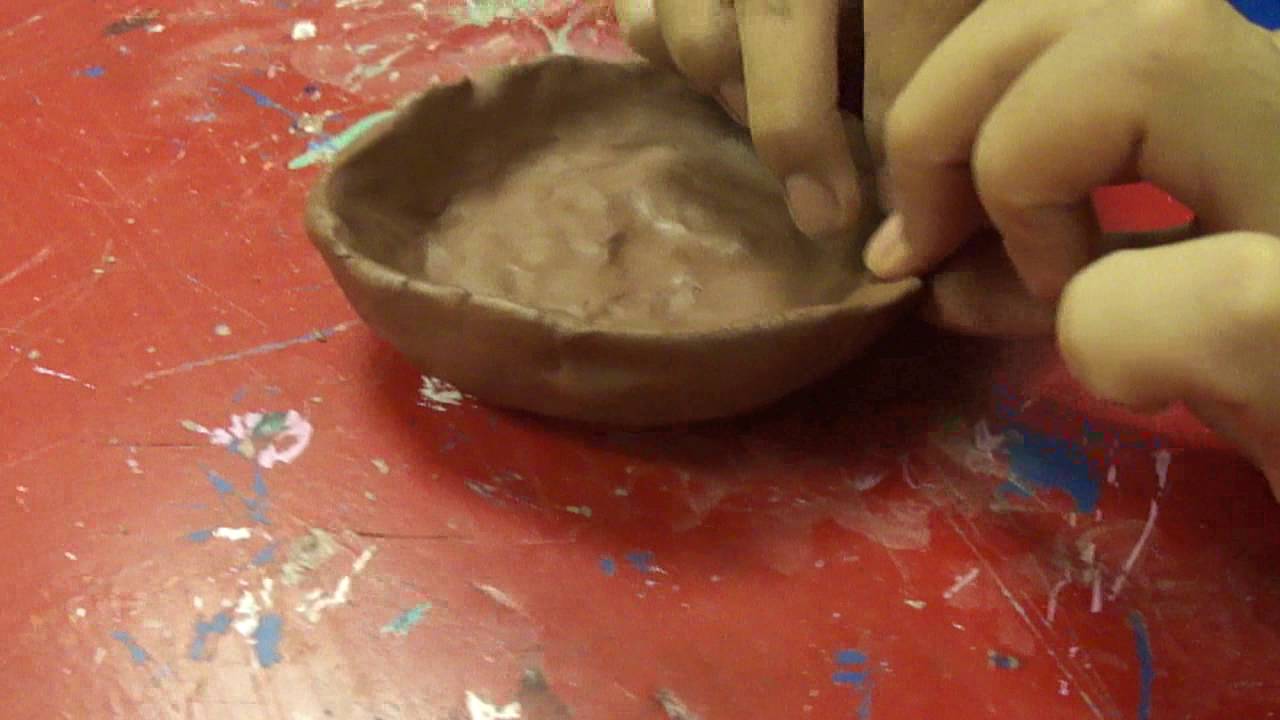 Pinch pot base - YouTube