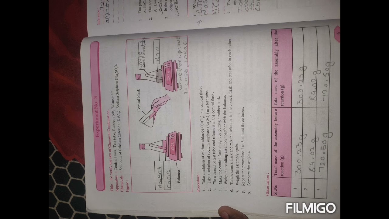 Science practical notebook experiment 1 to7 class 9 - YouTube