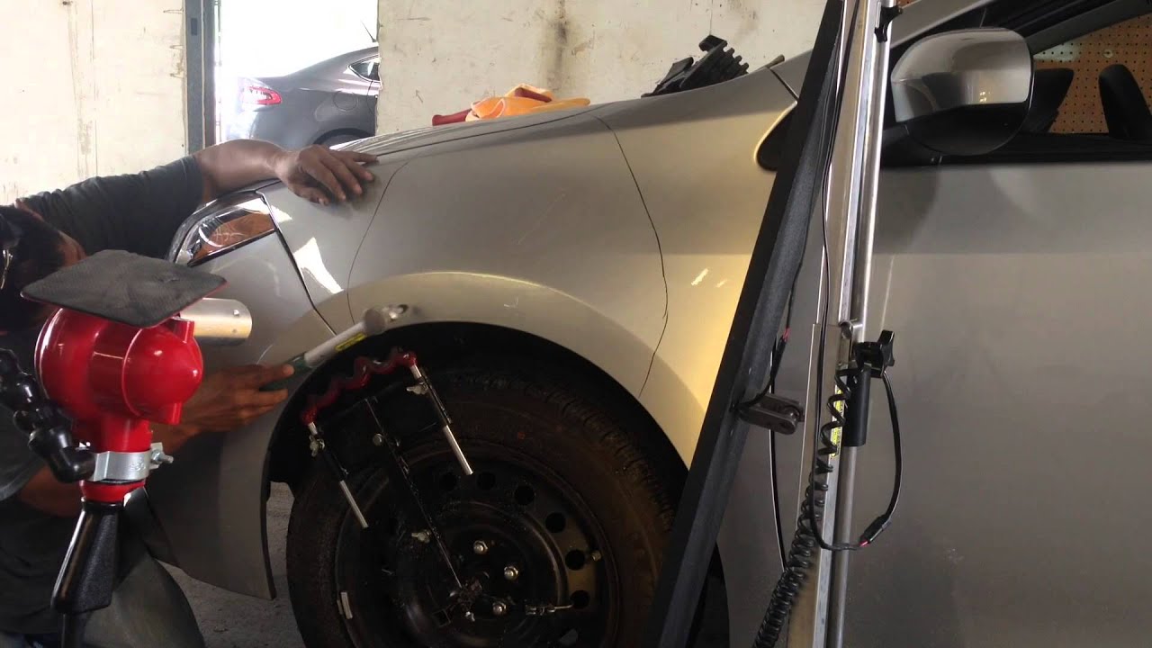 Robert's Paintless Dent Repair - Dents, Door Dings, Creases, Hail ...