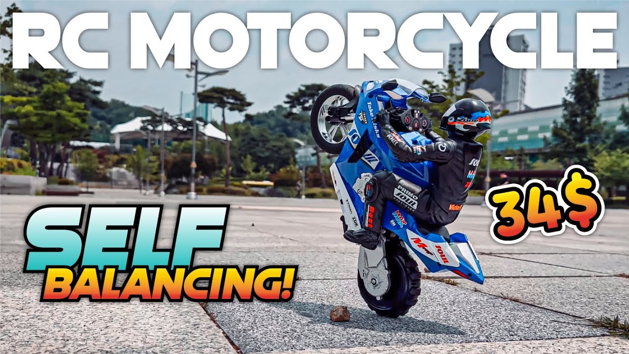 Let's ride the self-balancing RC motorcycle and feel the thrill! | RC ...