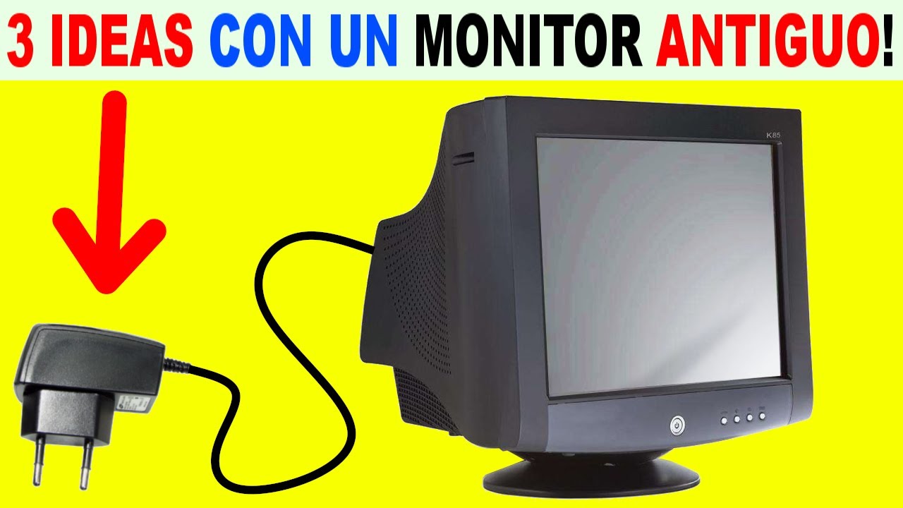 ANTES DE TIRAR TU VIEJO MONITOR DE PC MIRA ESTE VIDEO! - YouTube