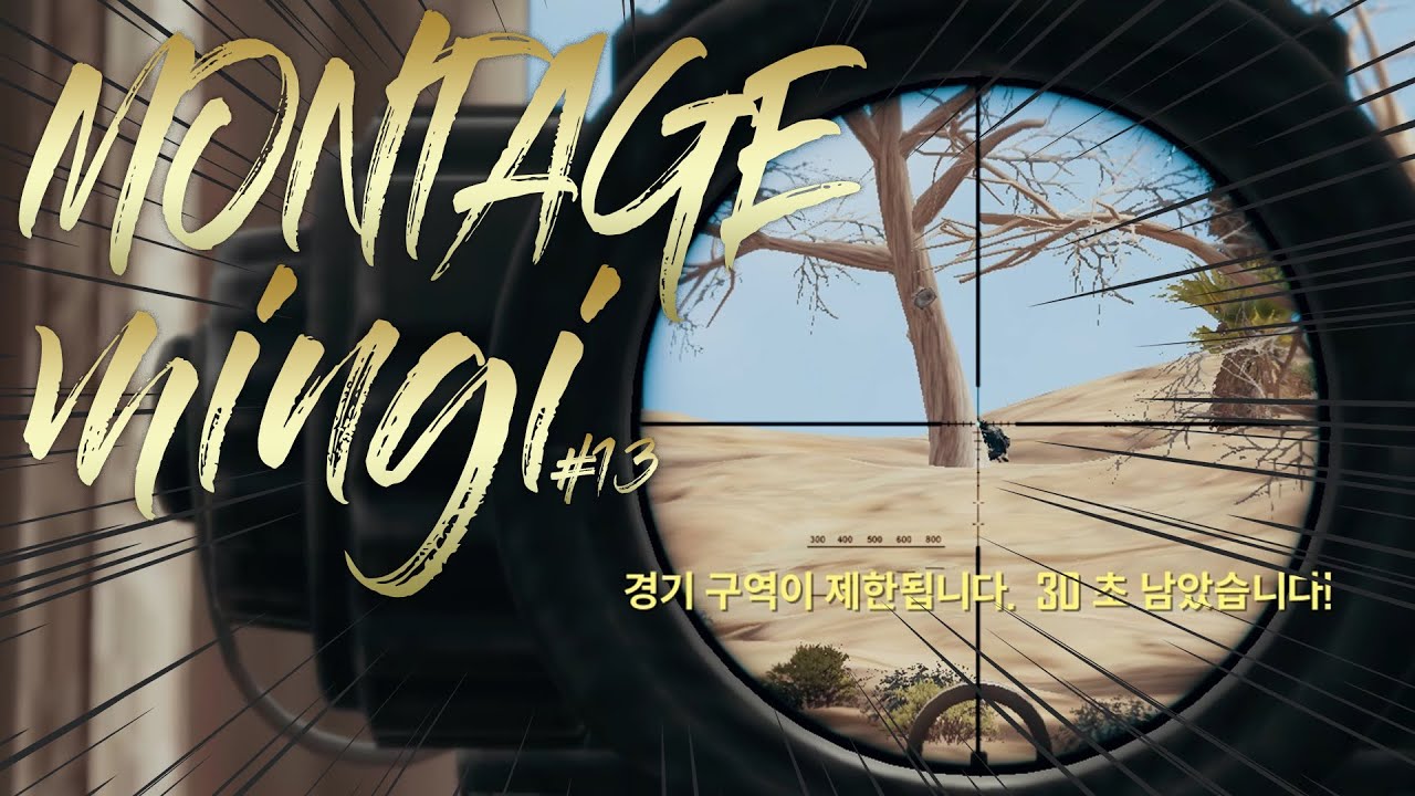 다딱이 민기의 매드무비 PUBG MontageㅣTPP #13 - YouTube