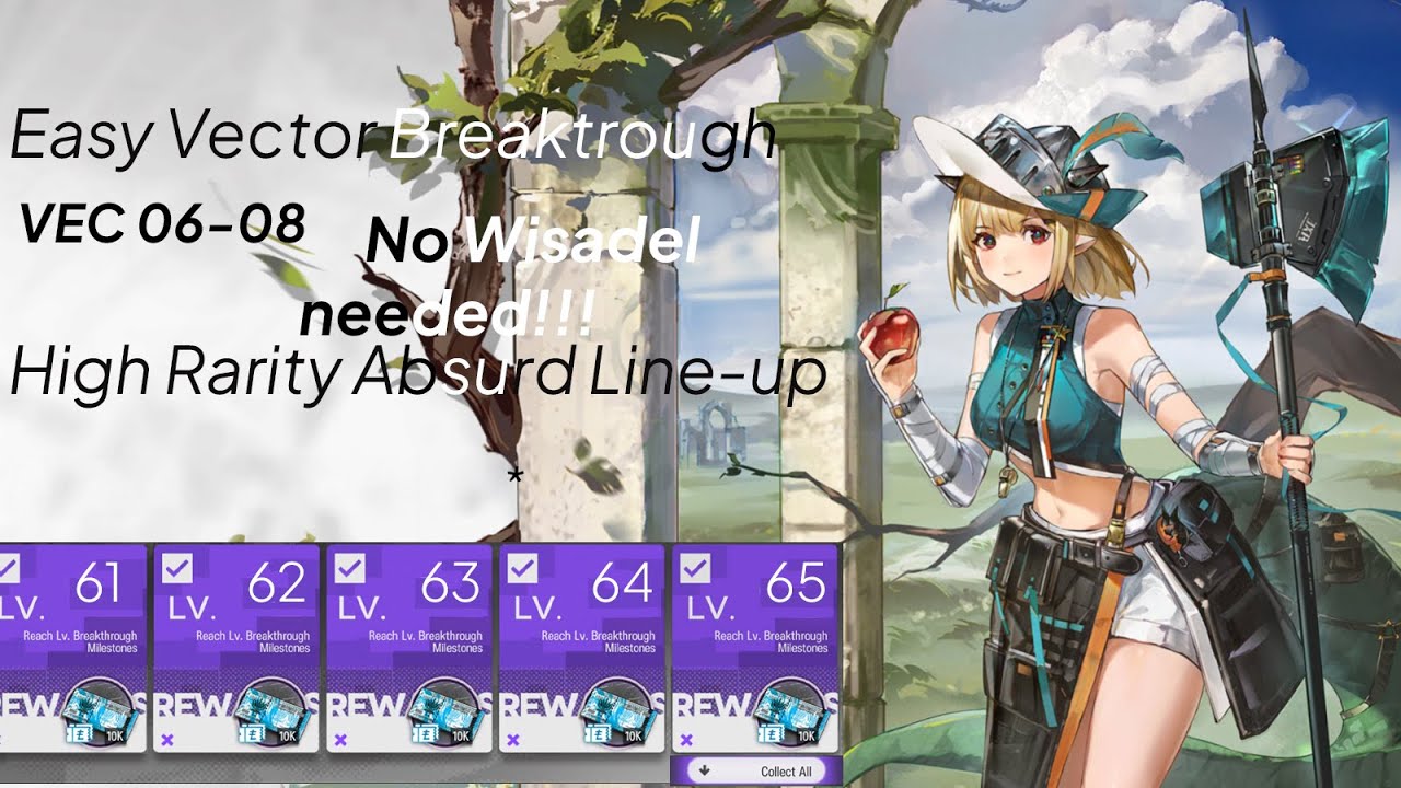 [Arknights] VEC 06 - VEC 08 High Rarity Absurd Line-up, NO NEED WISADEL!!! - YouTube