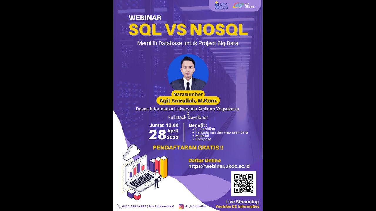 WEBINAR SQL x NOSQL : Strategi Memilih Database Untuk Project Big Data - YouTube
