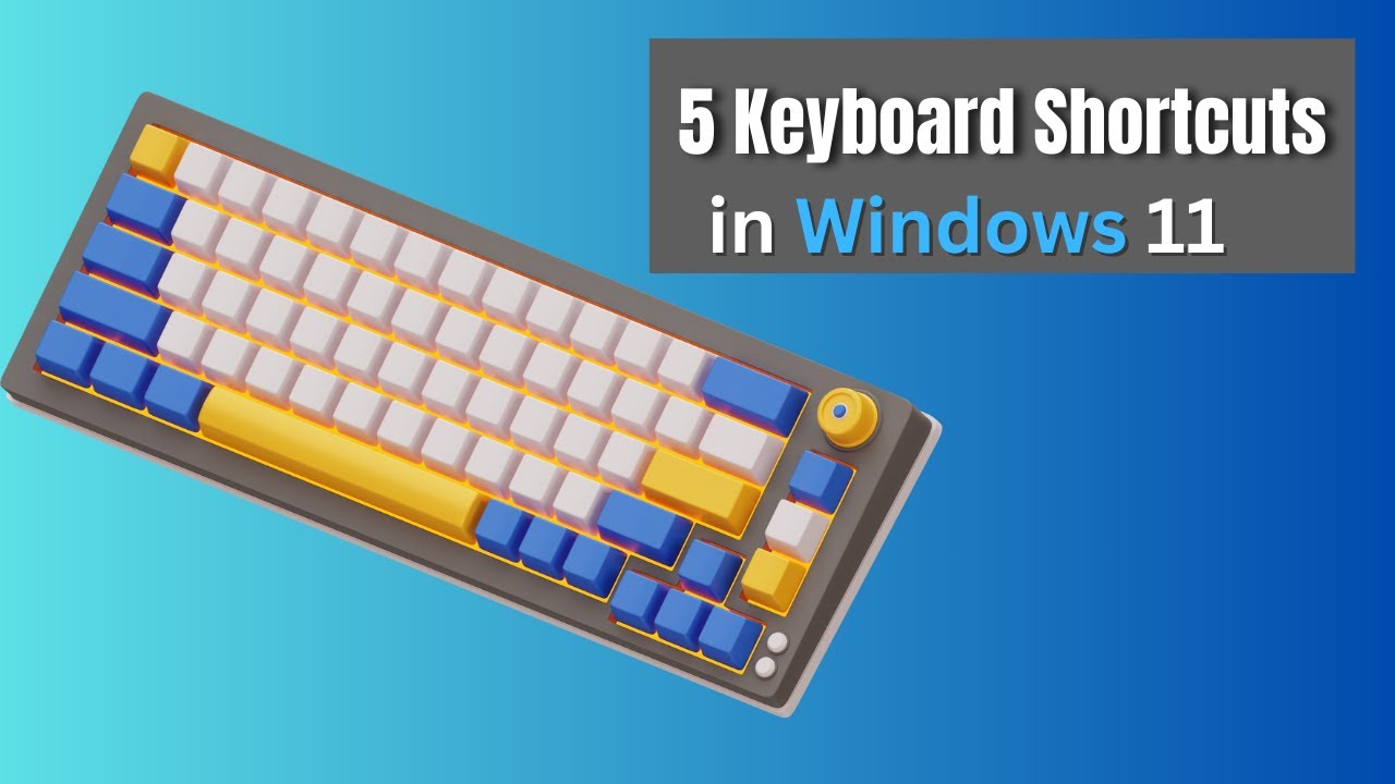 🎯 How to Use 5 Windows Key Shortcuts to Boost Productivity (2024) - YouTube