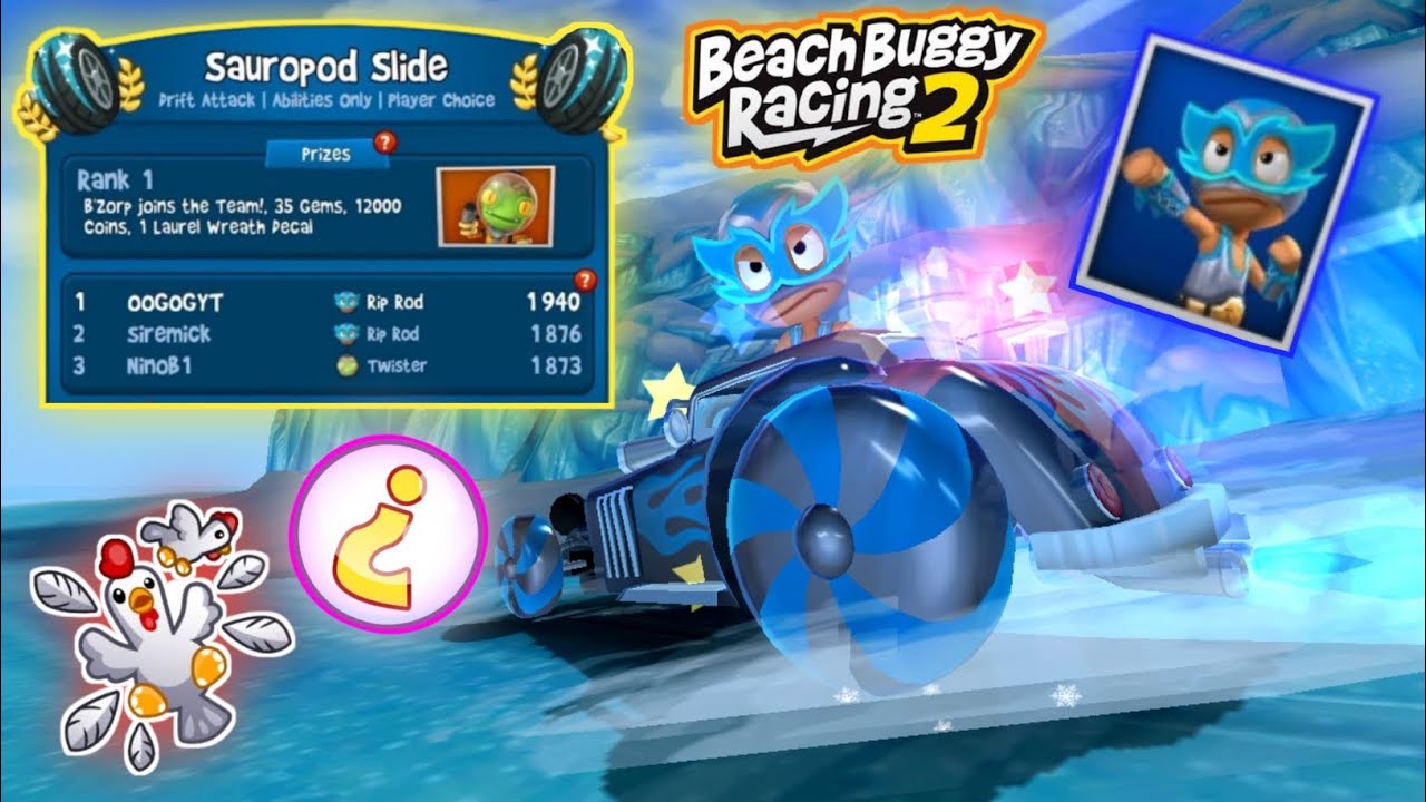 Sauropod Slide Challenge | El zipo+Rip Rod | El zipo new Outfit | BB ...