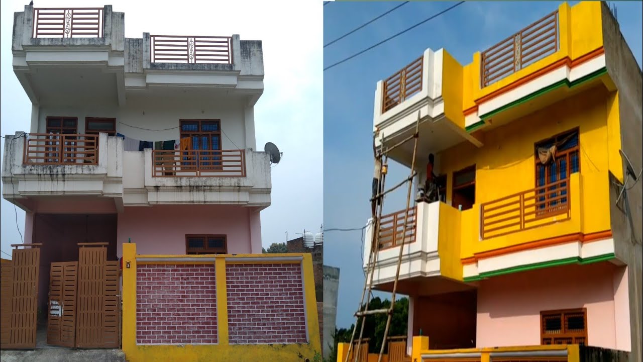 मकान की पेंटिंग / Makan ki painting / Makan ki painting kaise karen ...