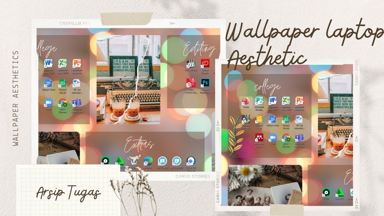 Cara Membuat Wallpaper laptop/desktop | how to make laptop wallpaper ...