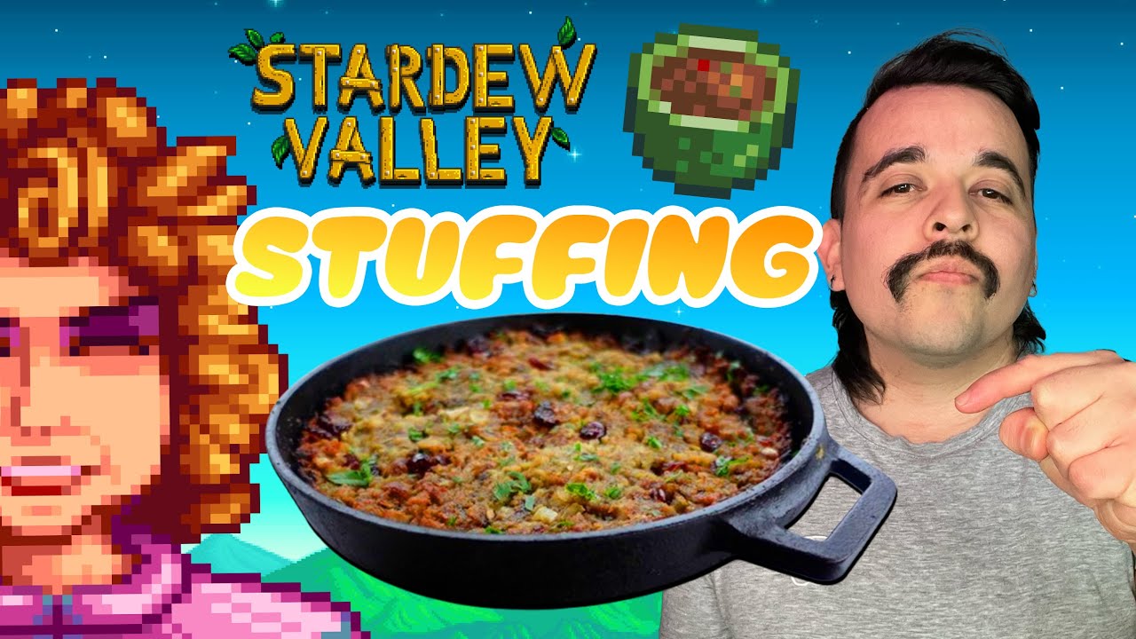 Thanksgiving in 1 HOUR with STUFFING from STARDEW VALLEY | Jammy Cooks ...