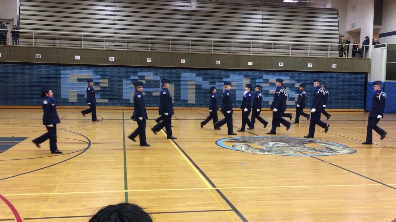 Federal Way HS Strike Eagle Unarmed Drill Team Exhibition - YouTube