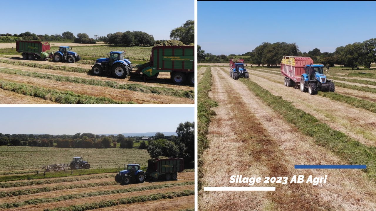 Silage 2023 AB Agri Contracting - YouTube