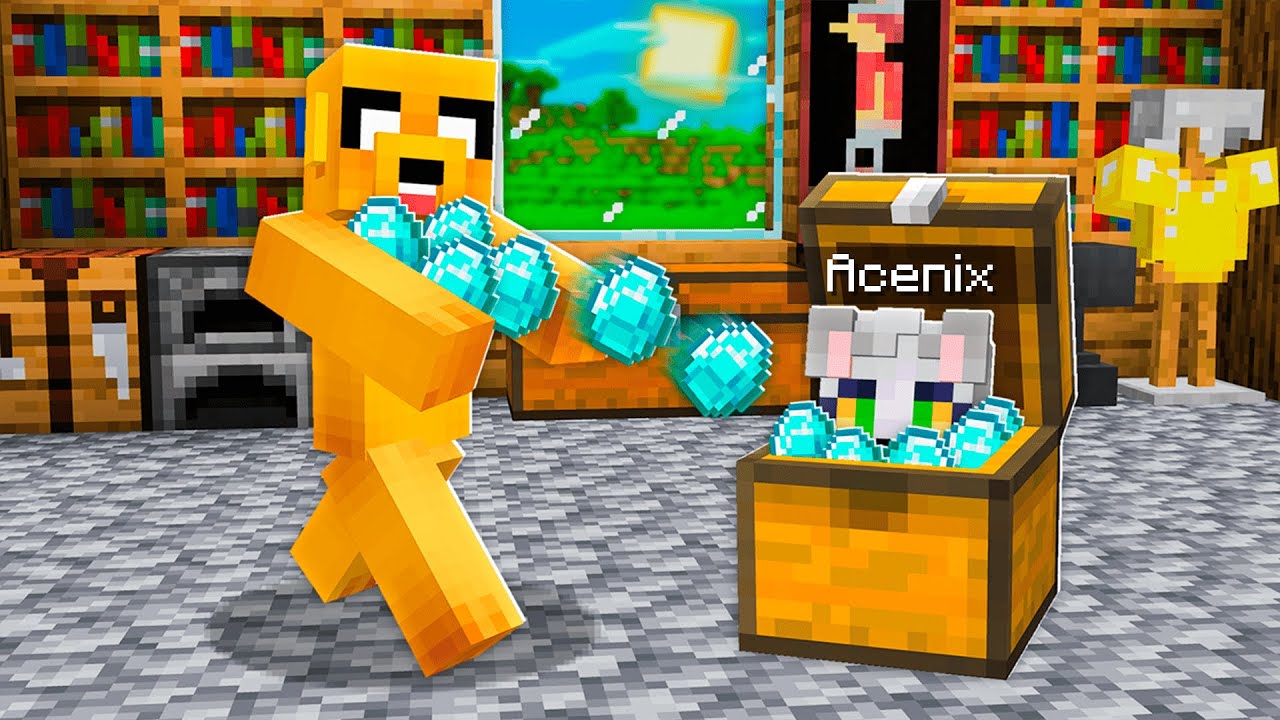 5 FORMAS de ROBAR DIAMANTES a MIKECRACK 💎😂 EN MINECRAFT (Acenix) - YouTube