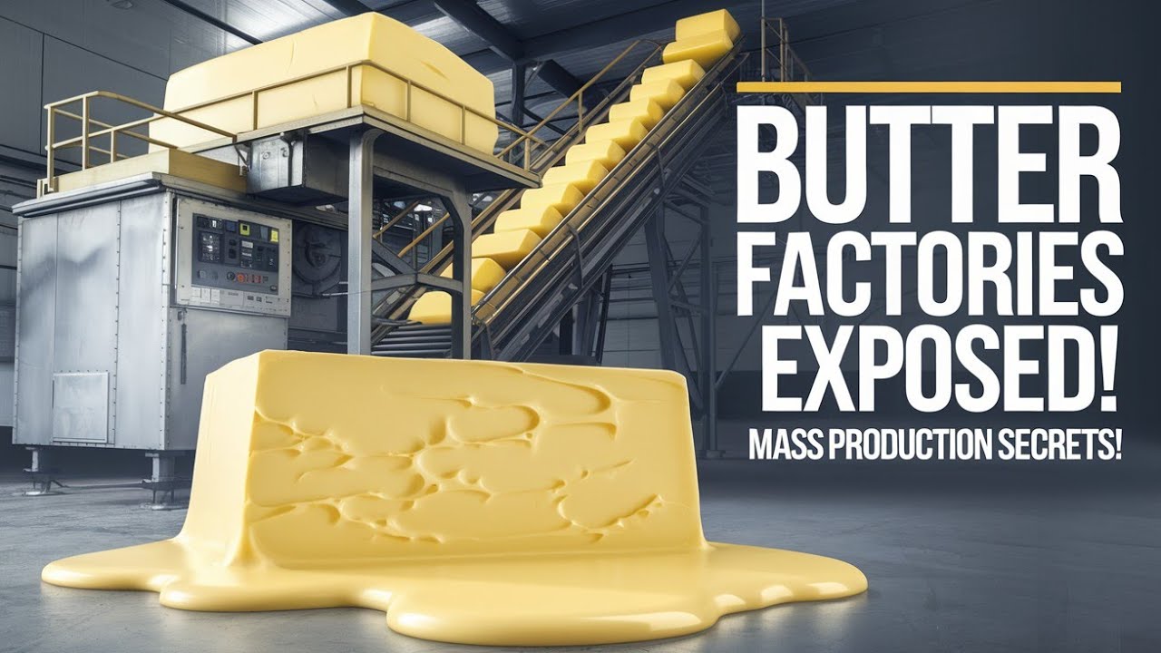How Billion Tons of Butter Are Mass Produced | Inside the World's ...