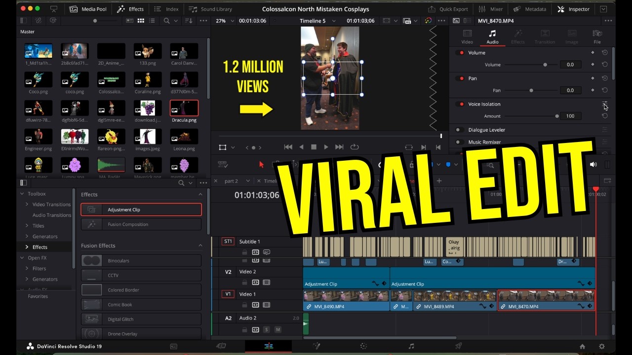 Beginner Walkthrough: Editing a Viral Video from START to FINISH! - YouTube