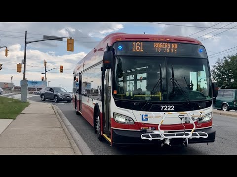 [New Bus] TTC New Flyer Xcelsior XDE40 #7222 (161 Rogers) Part 2 Full ...