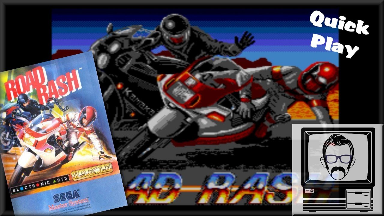 Road Rash Master System Quick Play | Nostalgia Nerd - YouTube