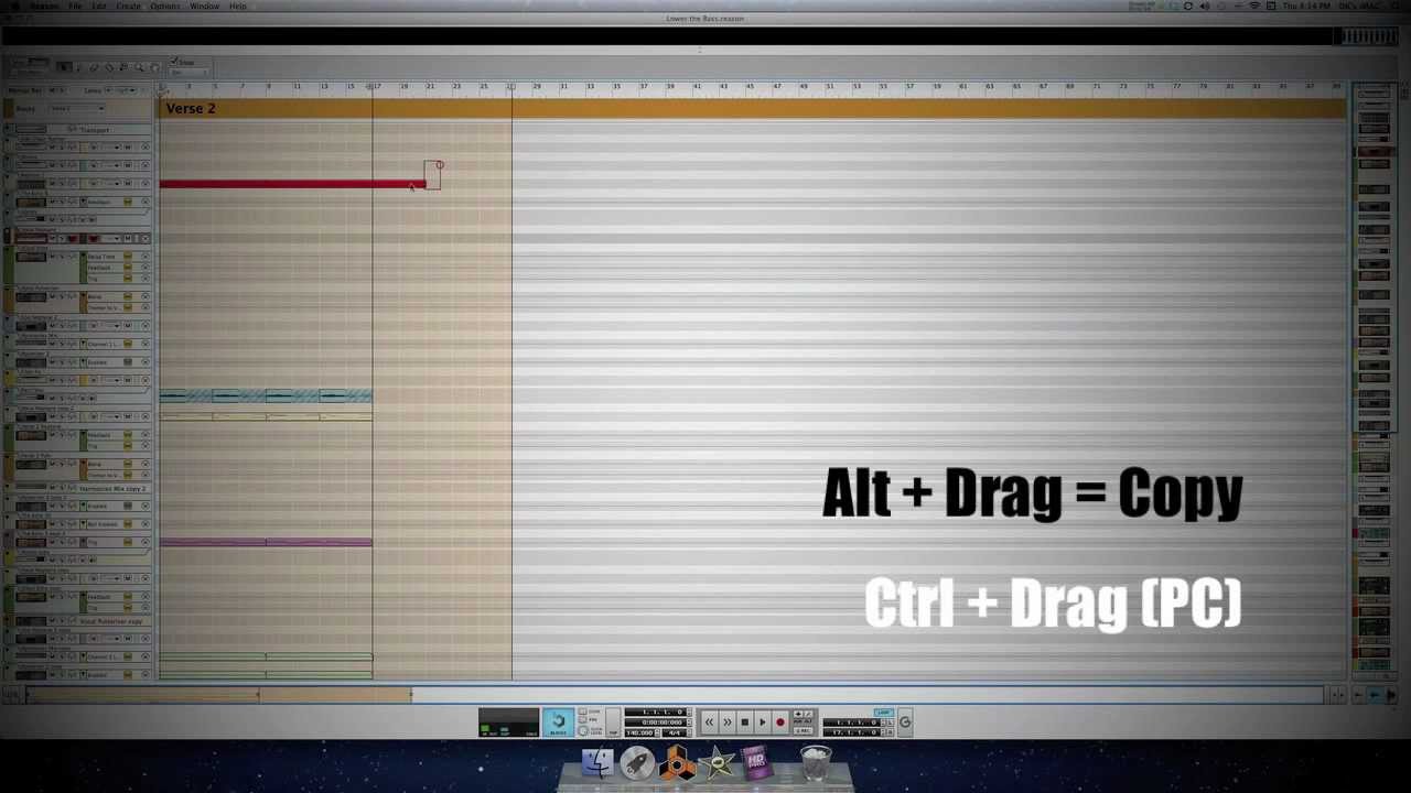 Reason 6.5, Keyboard Shortcuts - YouTube