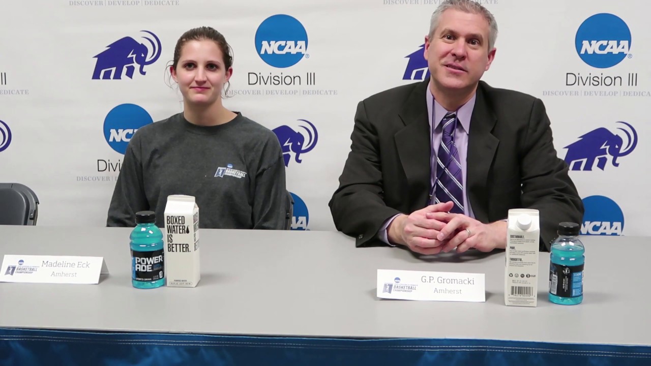 NCAA First Round - Amherst Women's Basketball Postgame Press Conference ...