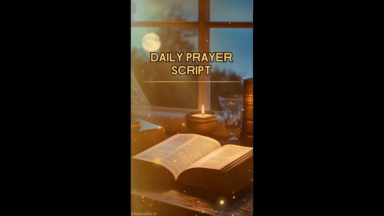 Daily Prayer Script - YouTube