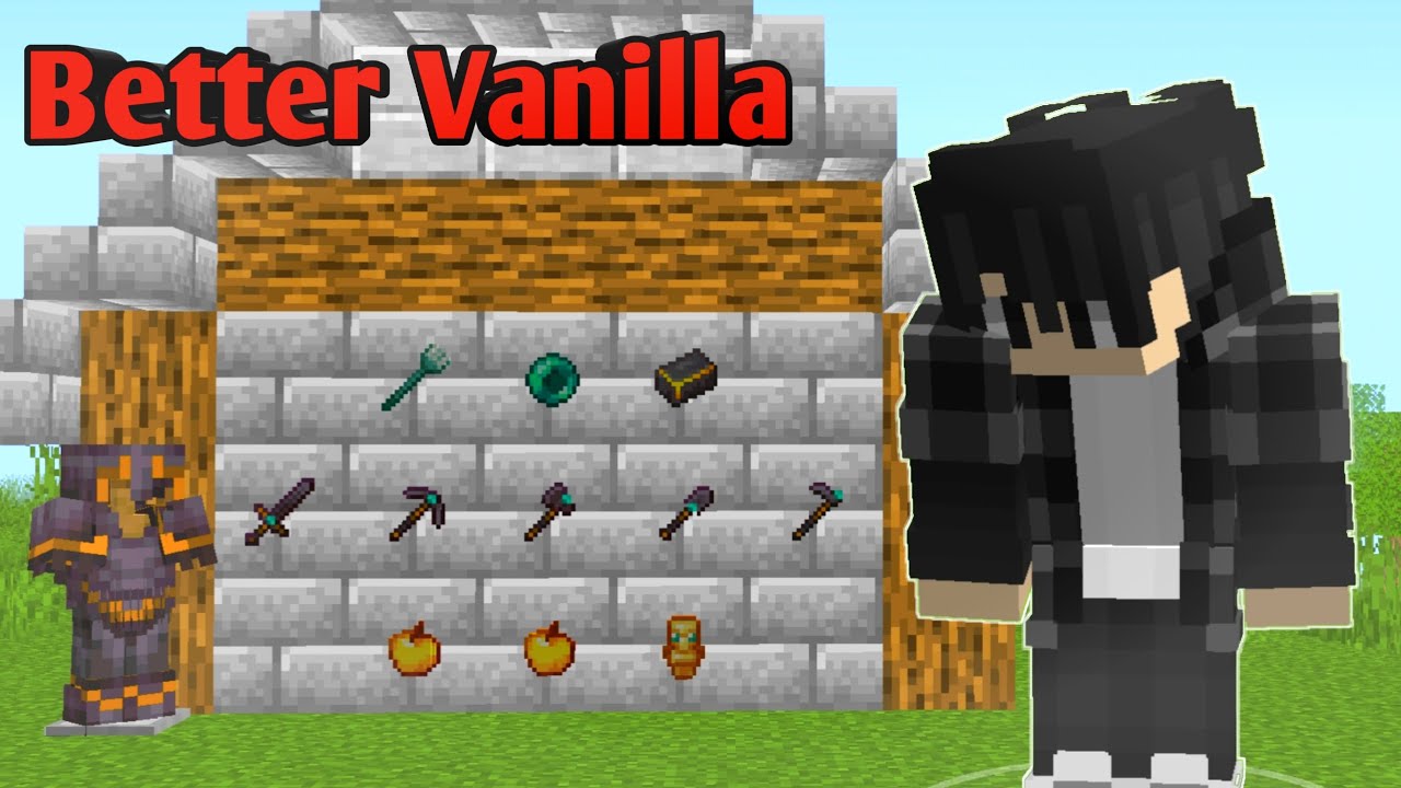 Better Vanilla Texture Pack Minecraft Pocket Edition 1.19+ | Best ...