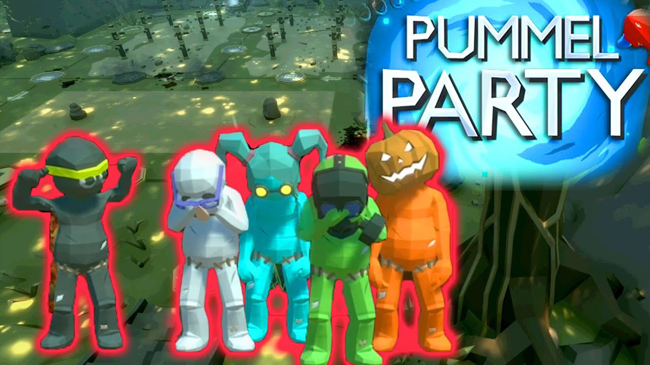 THIS MAP IS TOO HUGE! | Pummel Party Full Game (5 players) - YouTube