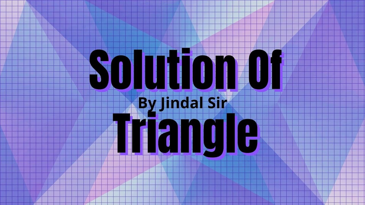 SOT 2 | Jindal Sir | Class 11th | JEE - YouTube