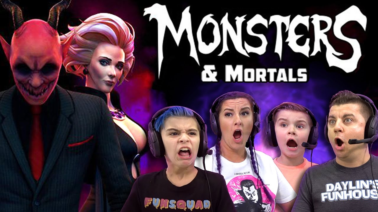 Dark Deception Multiplayer! MONSTERS and MORTALS Horror Family Gameplay ...