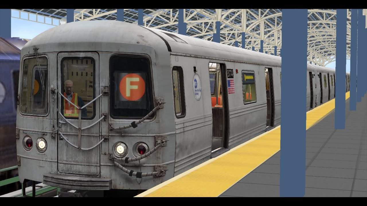 OpenBVE RP Run: R46 F Train to Jamaica 179 - YouTube