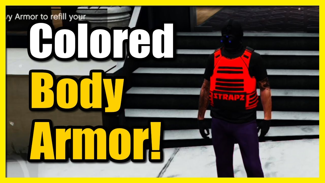 How to GET & Equip Colored Body Armor Vest in GTA 5 Online (Fast ...