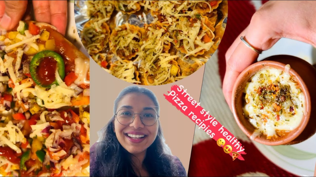 Street Style Pizza Recipe | Homemade & Healthy!😋😍👌 - YouTube