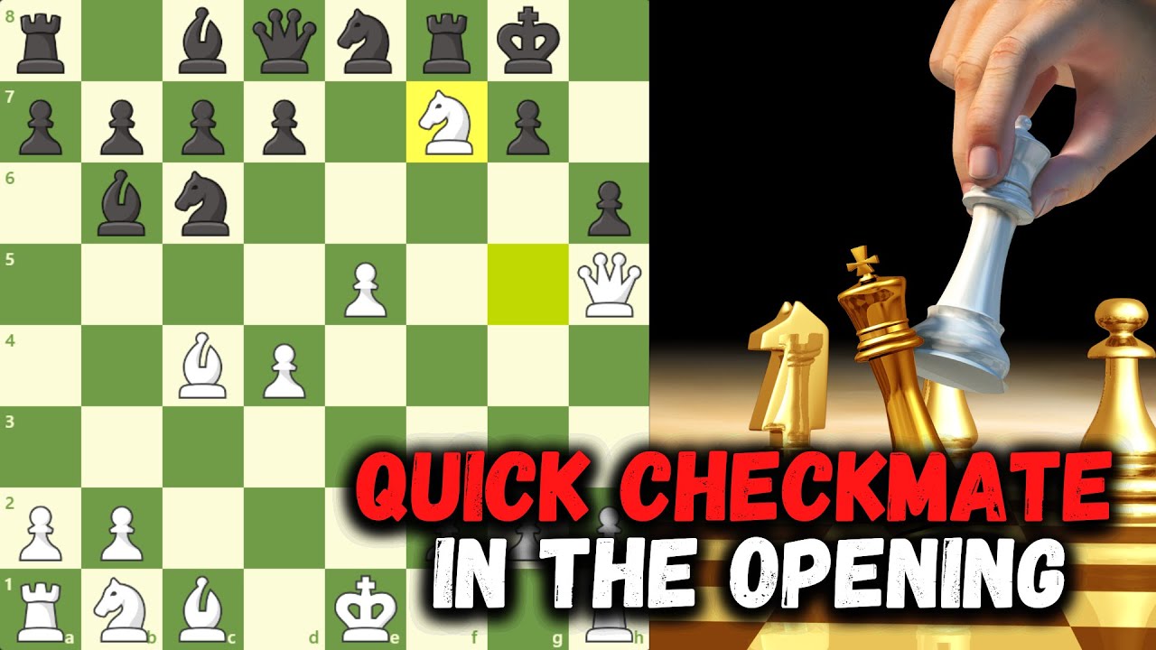 Put a QUICK CHECKMATE in the opening! A TRAP that everyone will fall ...