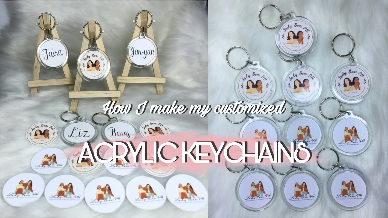 How to Make Customize Acrylic Keychains , Calligraphy Names Keychains ...