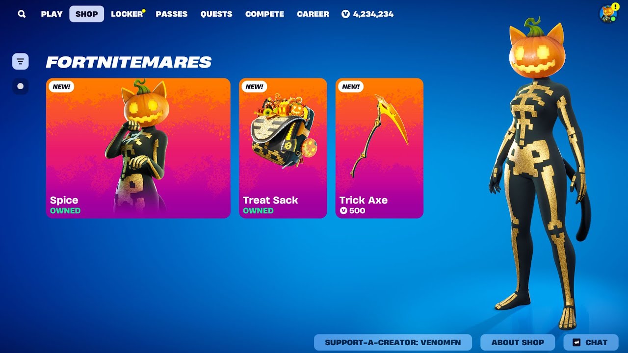 NEW "SPICE" Skin Arrives Tonight! (Fortnite Item Shop Showcase!) 💥 ...