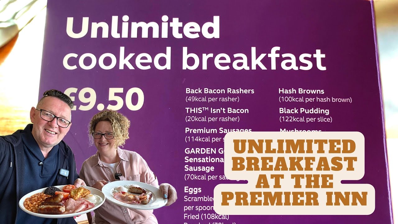 Unlimited Breakfast at the Premier £9.50 - YouTube