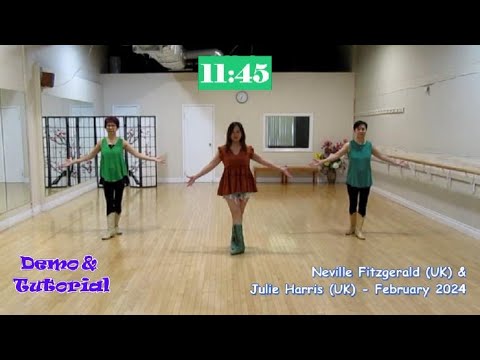 11:45 - Line Dance (Dance & Teach) | Neville Fitzgerald | Julie Harris ...