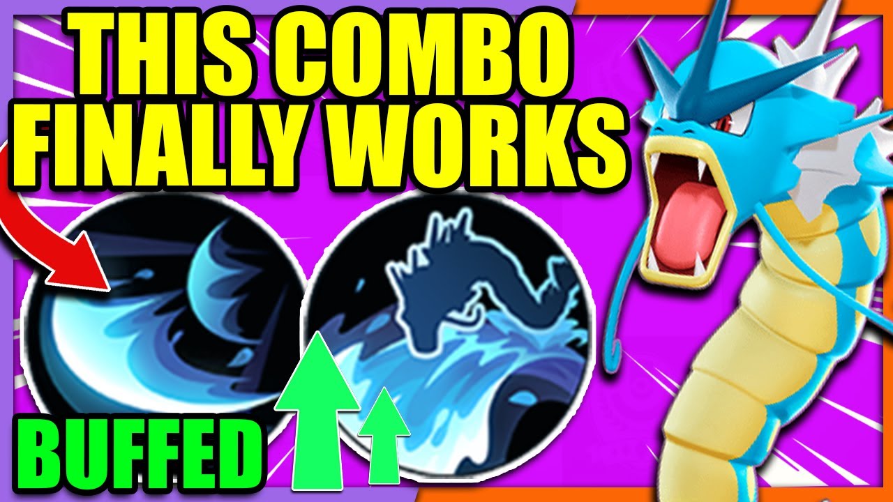 HUGE GYARADOS BUFFS and WATERFALL + AQUA TAIL Combo finally works ...