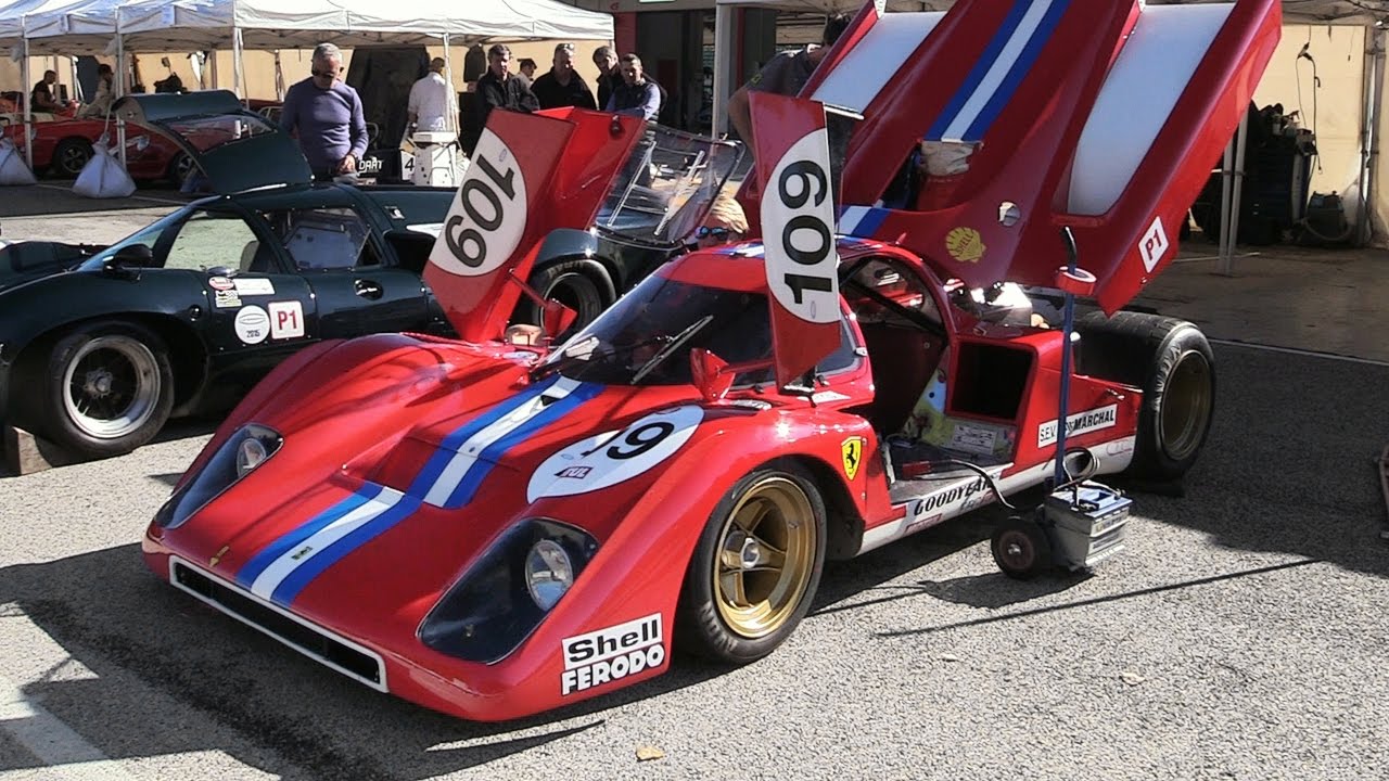 Ferrari 512 M V12 Engine MAD Awakening & Warm Up with 3D Binaural ...