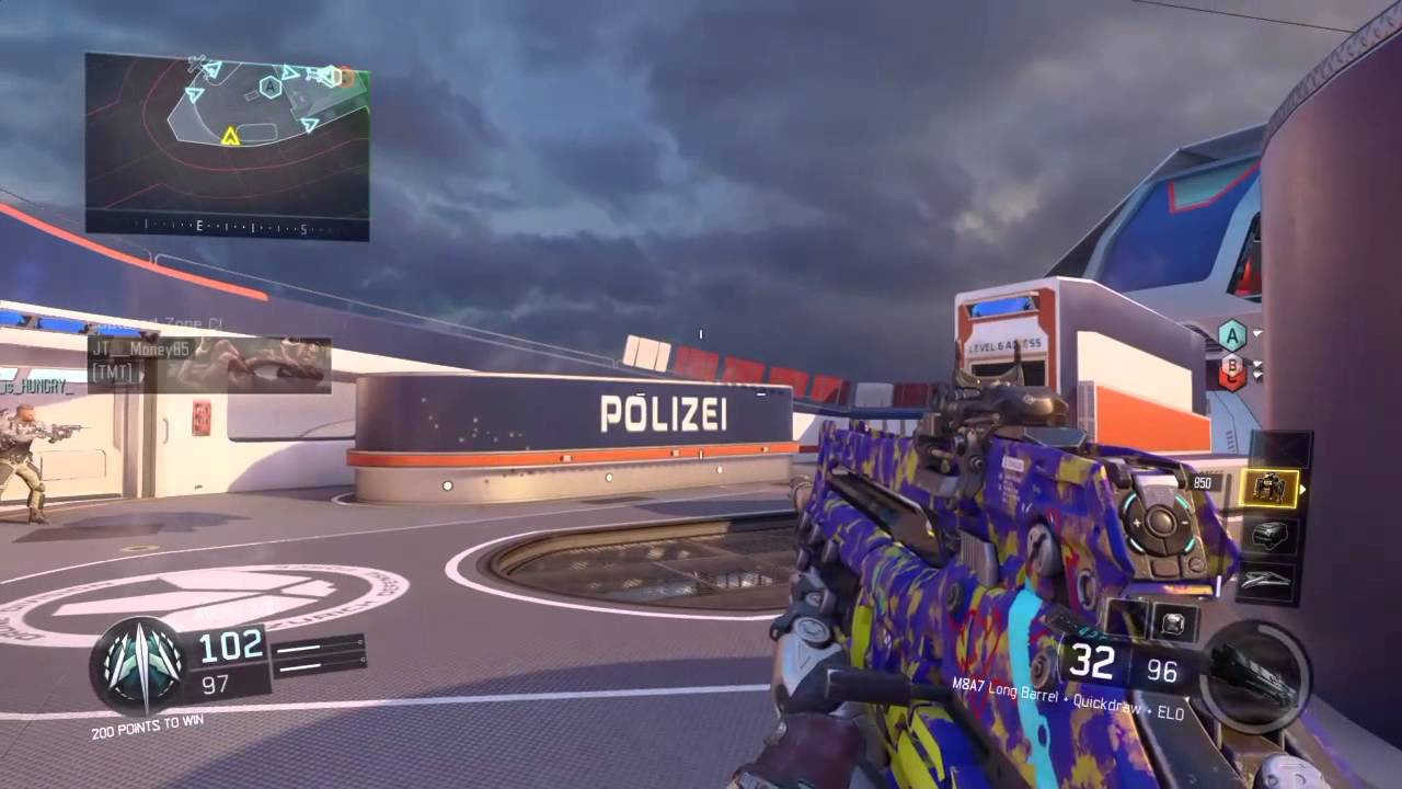 COD BO3 : M8A7 Gameplay at Skyjacked - YouTube