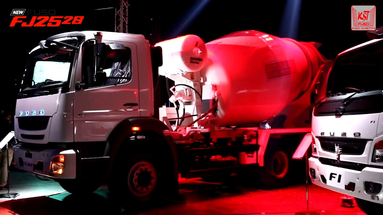 เปิดตัวรถบรรทุก Fuso FJ 2528 - YouTube
