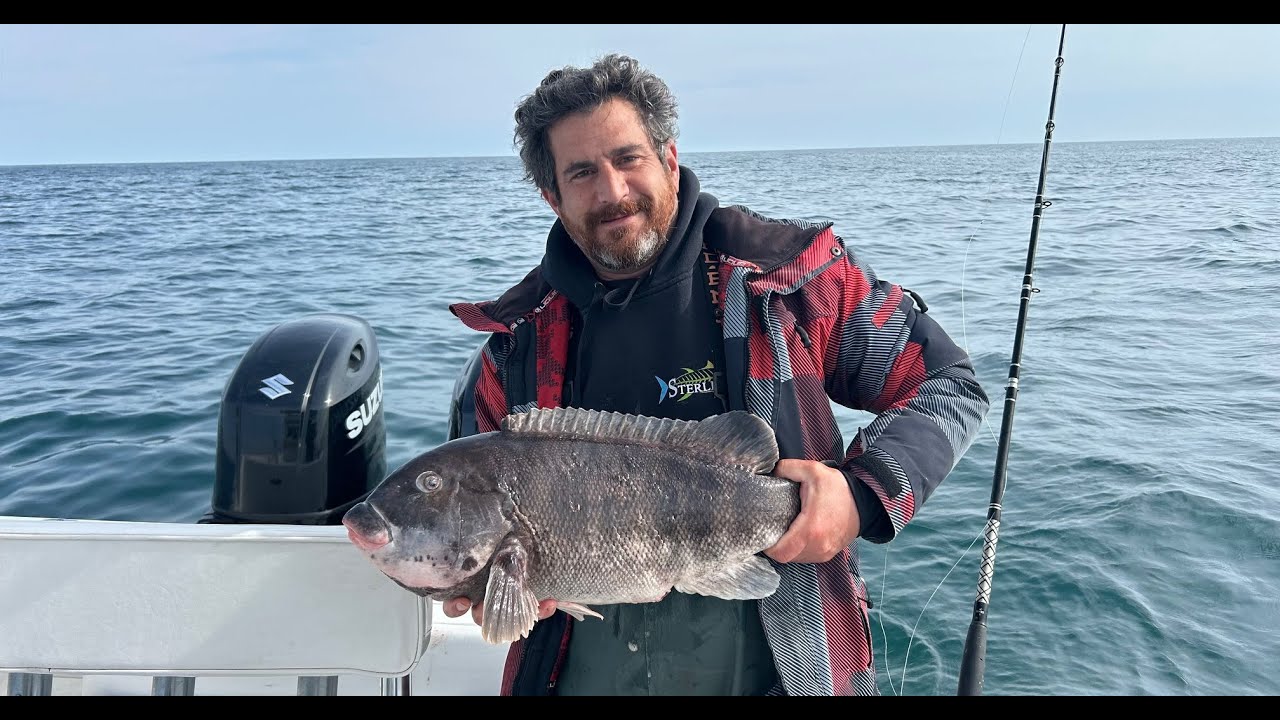 April MONSTER Tog Fishing on New Wrecks - YouTube
