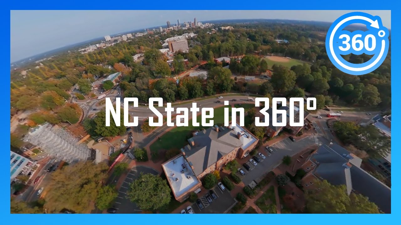 [2020] NC STATE in 360° (drone/driving campus tour) - YouTube