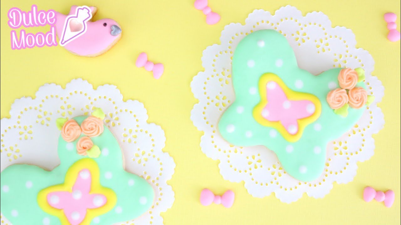 HOW TO DECORATE A BUTTERFLIES COOKIES WITH ROYAL ICING| Dulce Mood 💜 ...