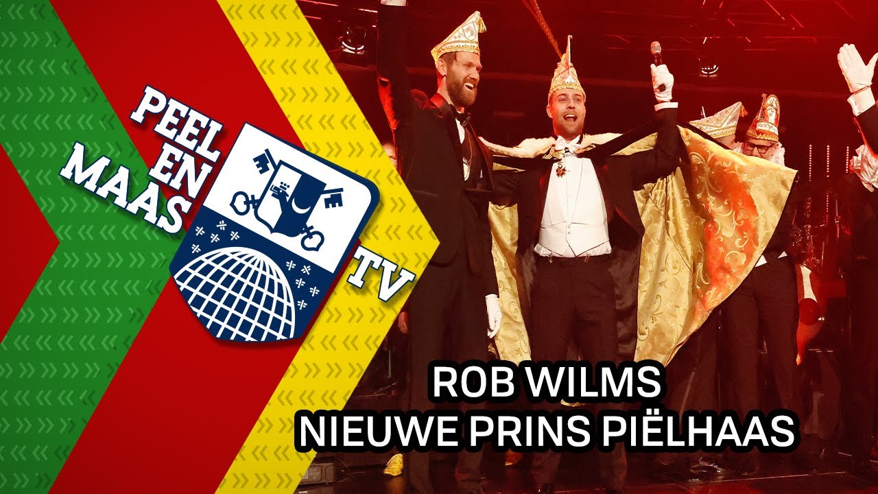 Rob Wilms nieuwe prins Piëlhaas - 8 januari 2024 - Peel en Maas TV Venray - YouTube