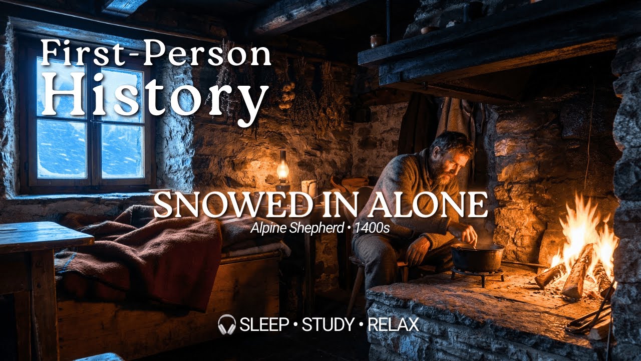Snowed In Alone | Life as an Alpine Shepherd in the 1400s (First-Person ...