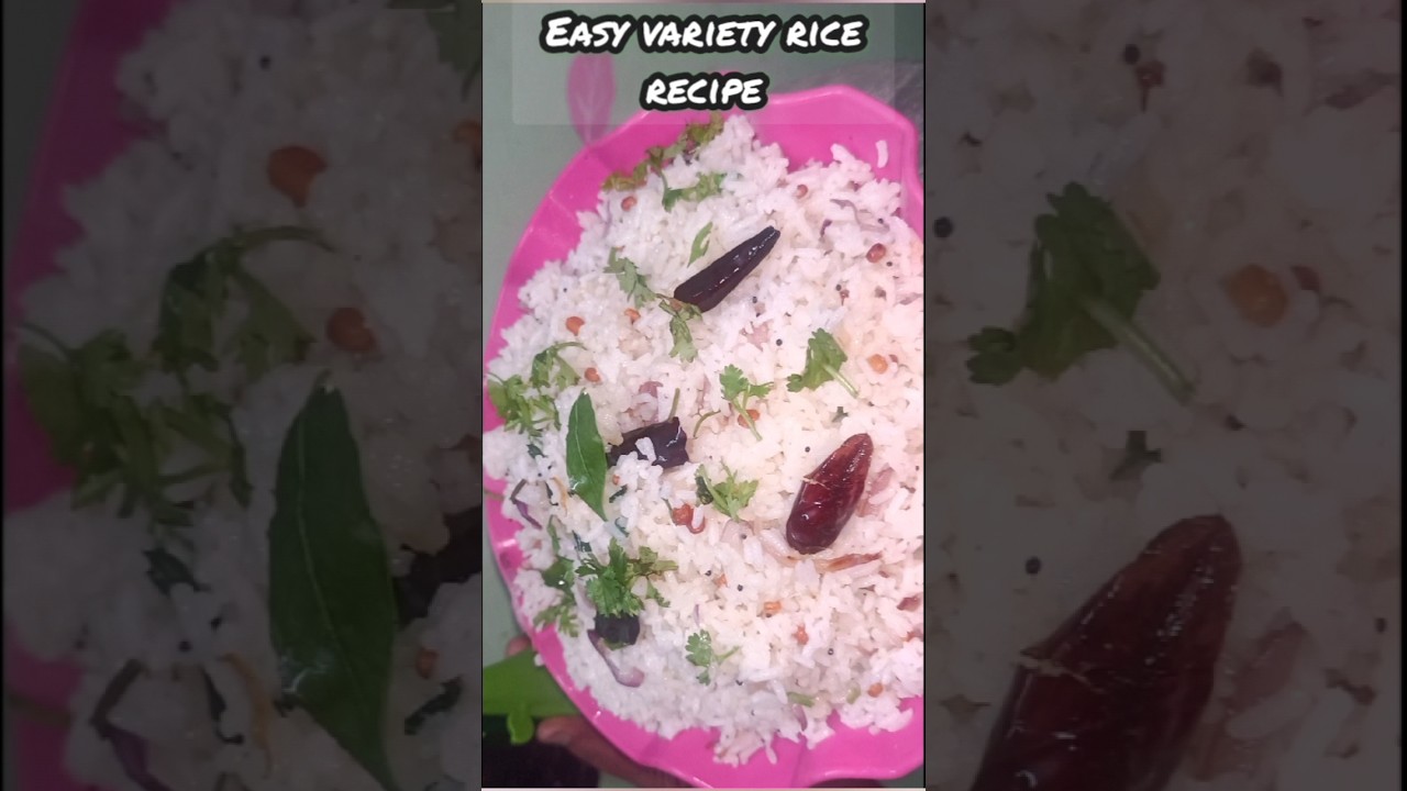 simple and easy variety rice recipe #shorts - YouTube