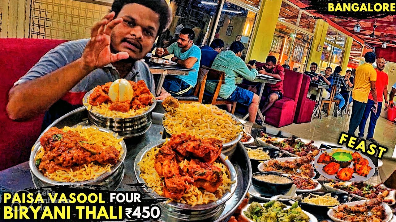 Highest Selling Biryani Thali 😱 Biggest Biryani Combo ₹450 | Indus ...