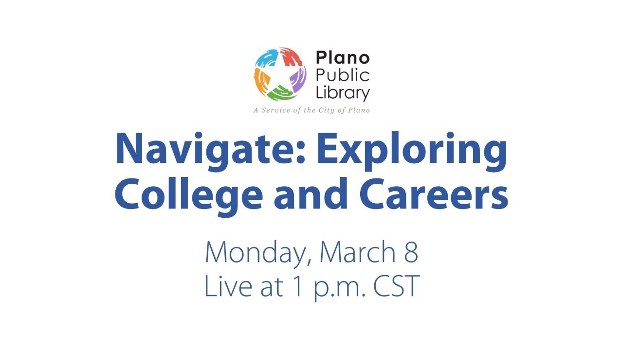 Navigate: Exploring College and Careers Workshop - 3/8/2021 - YouTube