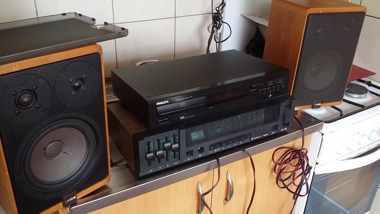 radio amator 2 stereo unitra + canton quinto 510 szybki test po zakupie ...